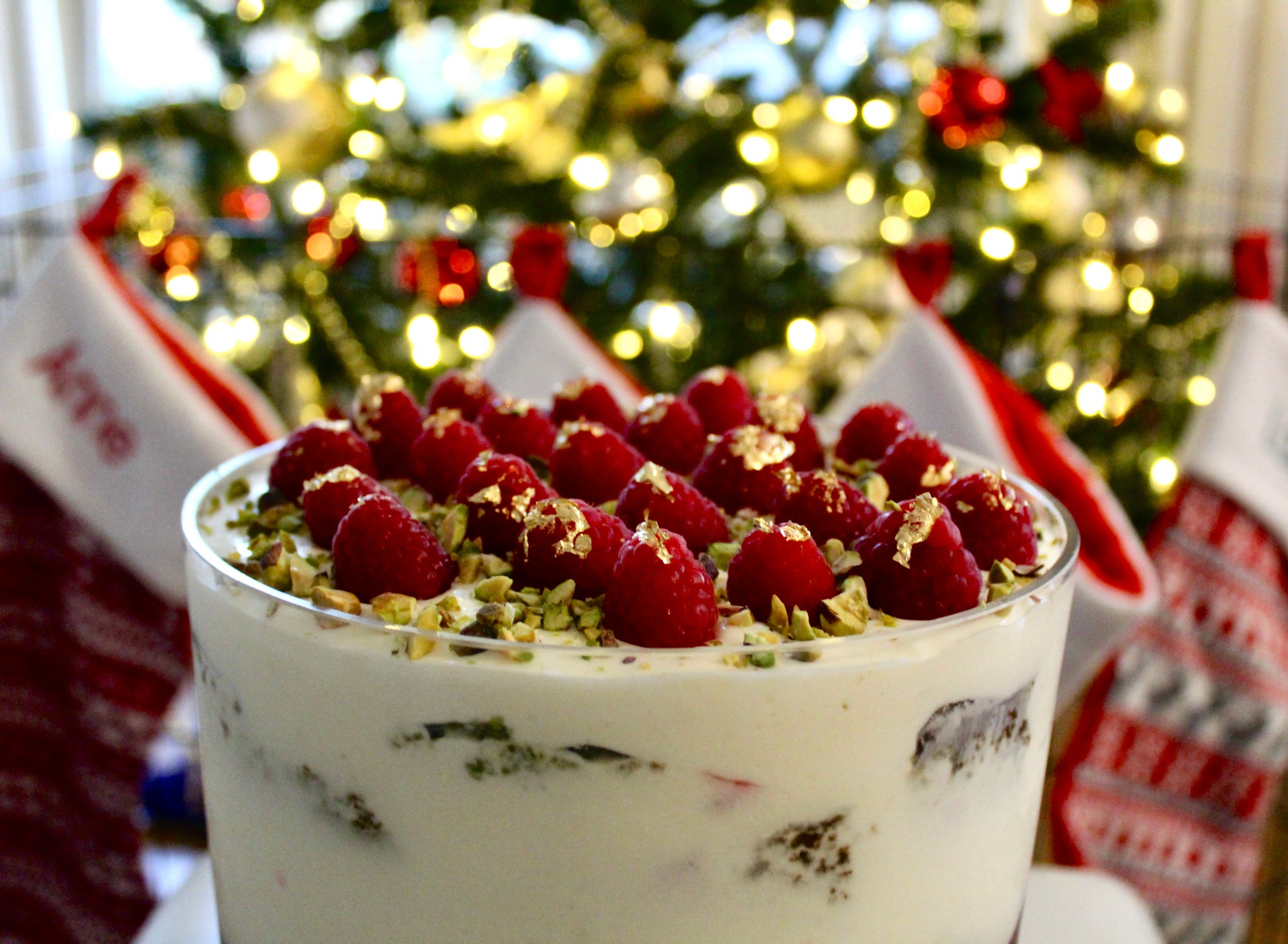 Raspberry & Pistachio Trifle – Bakerholics Anonymous